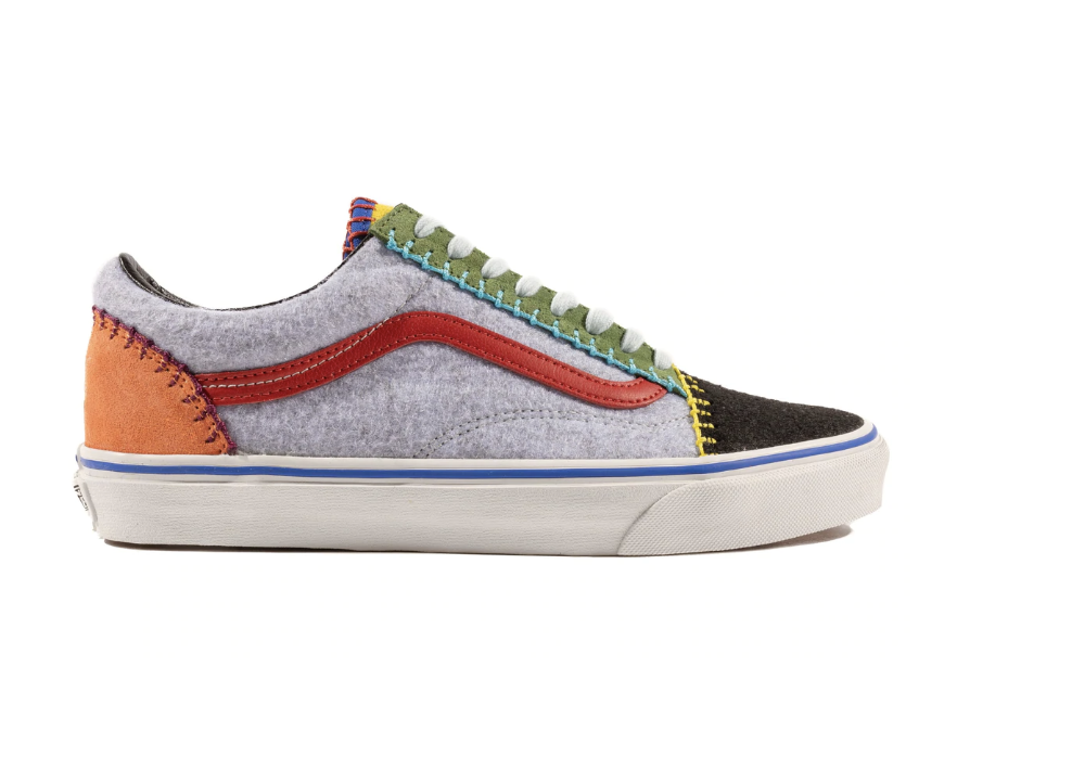 Size 9 - VANS Old Skool Multicolor/Blanc De Blanc for sale online | eBay