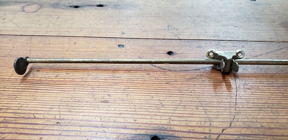 Vintage Brass Transom Window Hardware Operator 42" Long GA9842 | eBay