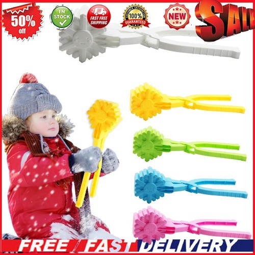 Snowflake Shape Snow Clipper Plastic Snowball Pliers Winter Fight ...