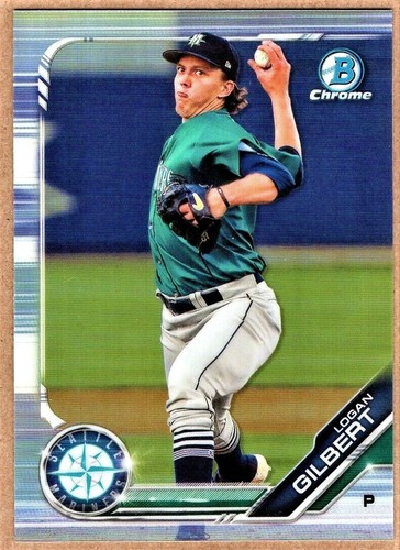 Logan Gilbert - 2019 Bowman Chrome Draft Réfracteur RC | eBay