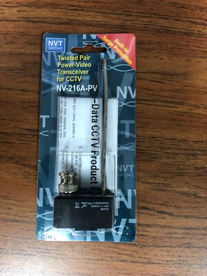 New - NVT NV-216A-PV Twisted Pair Power + Video Transceiver balun | eBay