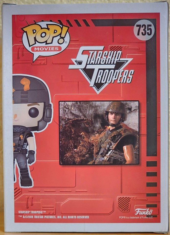 Funko Pop! Movies: Johnny Rico #735 (VAULTED/Exclusive) Vinyl Figure w ...