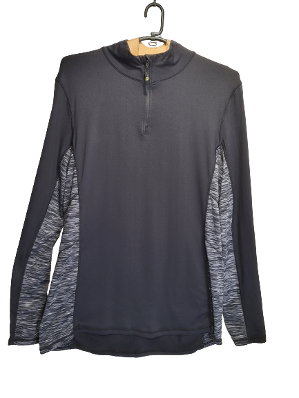 Kyodan Outdoor Men's Large Pullover Jacket 1/4 Zip - Black and Gray | eBay