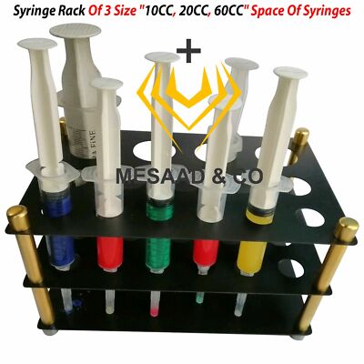 Syringe Rack Of 3 Size "10cc, 20cc, 60cc" Space Of Syringes On ...