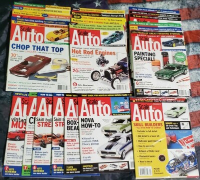 2006 to 2009 Lot Of 24 Scale Auto model Kit Magazines Mag Issues ...
