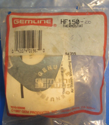 Gemline HF-150 Thermostat Fan Control | eBay