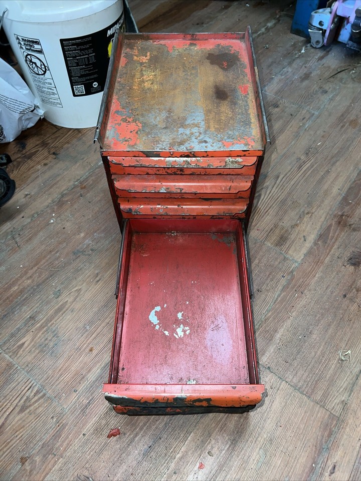 Mac Tool Mini Side Hanging Tool Box 9W 13.5T 12D Dads Patina | eBay