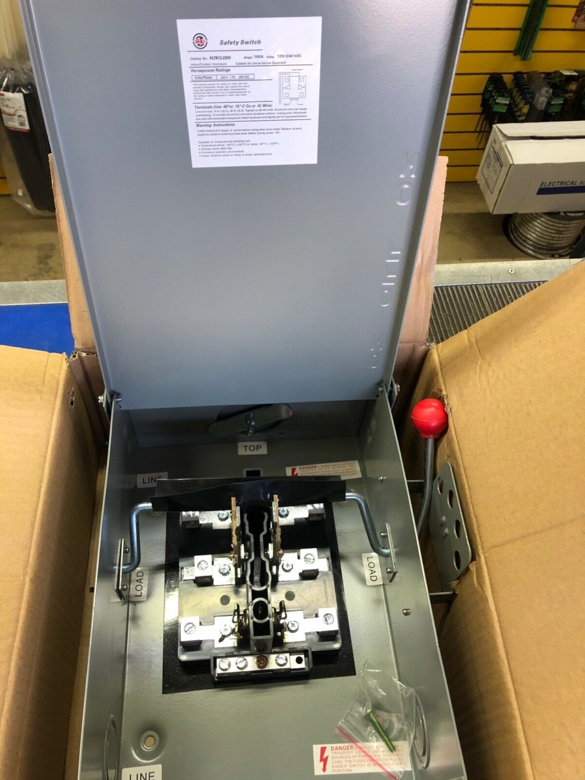 Emergency Power Transfer Switch Non Fused Generator Manual 120/240V ...