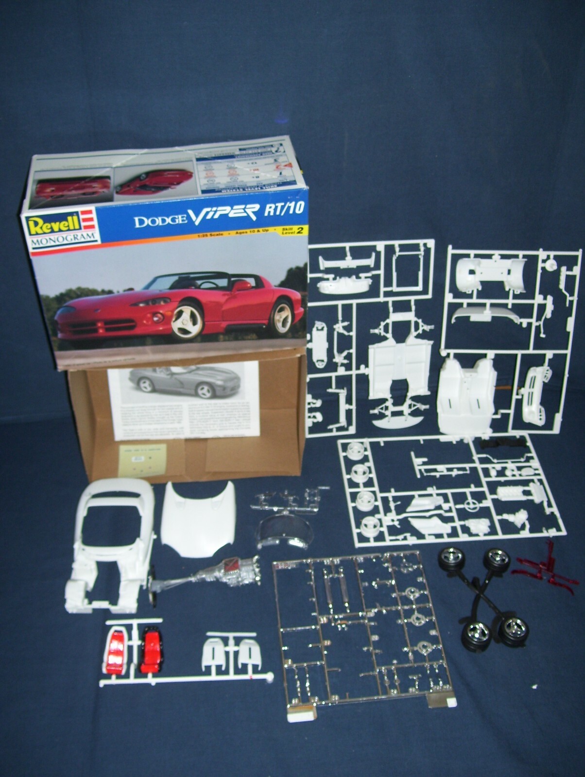 Revel Monogram Dodge Viper RT/10 Model Kit #85-6260 Used 1/25 Scale | eBay