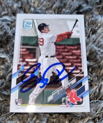 Bobby Dalbec Signed Autograph 2021 Topps Series 1 Rookie Card #26 ...