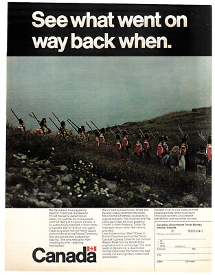 Canada Print Ad Vintage Advertisement Canadian Government Travel Bureau ...