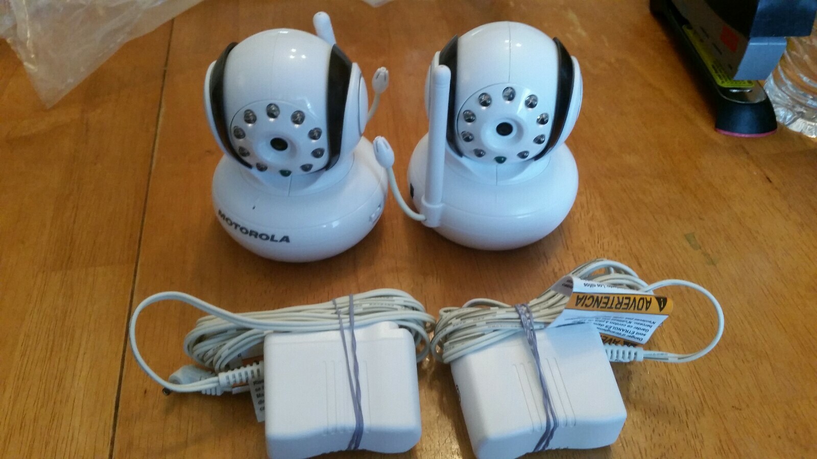 2 MBP-36BU BABY MONITOR CAMERAS with pan tilt NIGHT VISION speaker ...