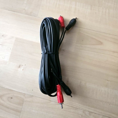30 ft Dual RCA Male to RCA Male Red Black Connectors Stereo Audio Cable ...