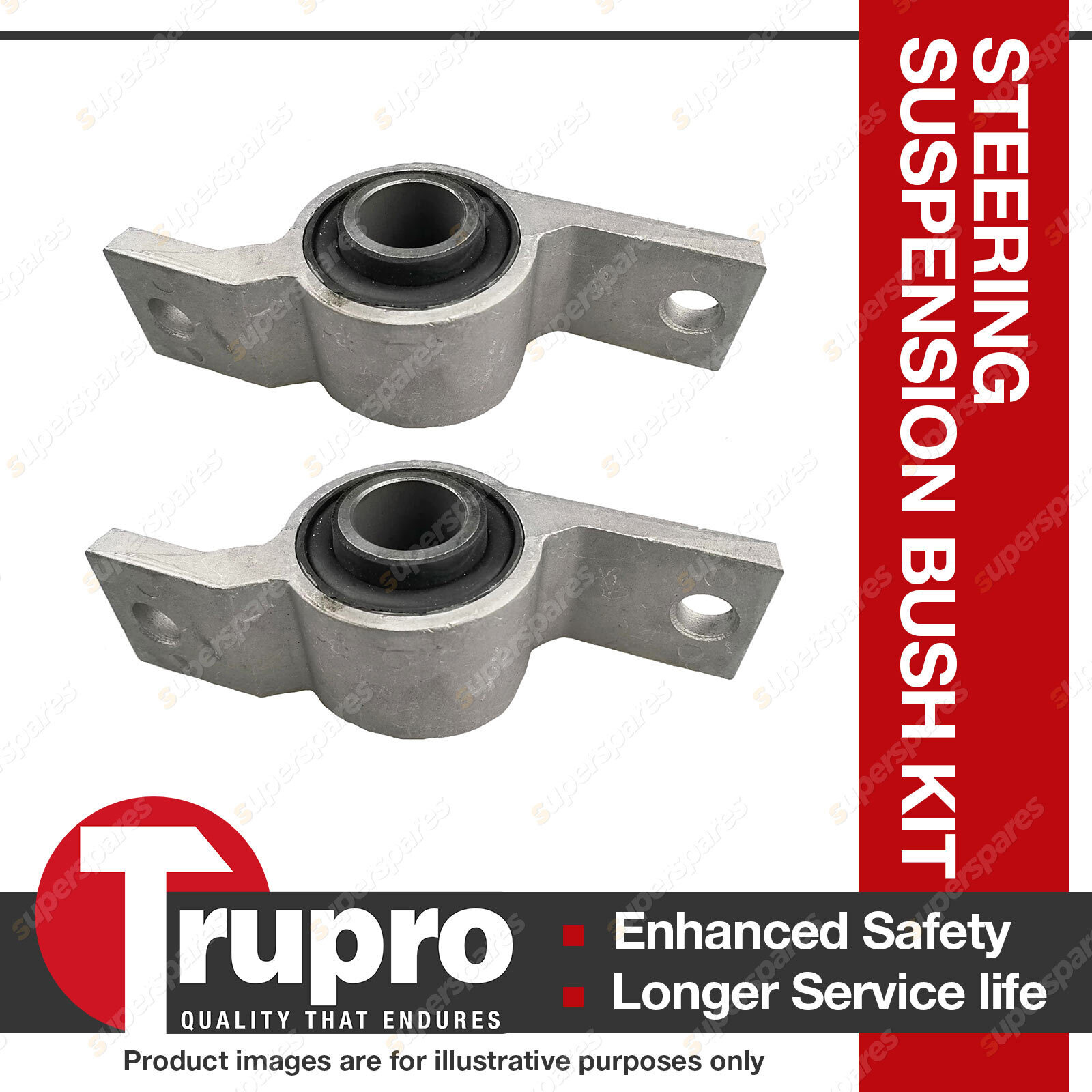 Trupro Front Lower Control Arm Rear Bush Kit for LDV V80 K1 Bracket ...