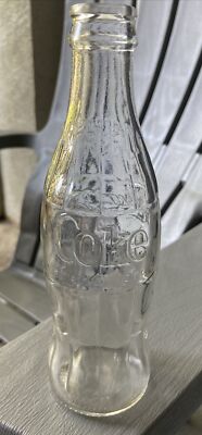 Coca-Cola 10 oz Bottle with Factory Flaw "Bird Swing" 1974 Clear Glass ...