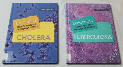 Lot of 2 Epidemics Deadly Diseases Throughout History Books ...