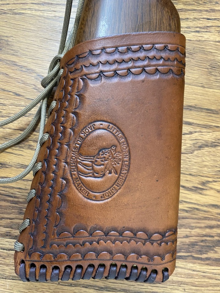 LEATHER GUN STOCK COVER HENRYY MODEL BIG BOY 44/357 MAG BUTT STOCK | eBay