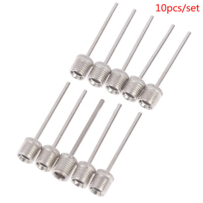 10PCS Stainless Steel Pump Pin Sports Ball Inflating Pump Needle For ...