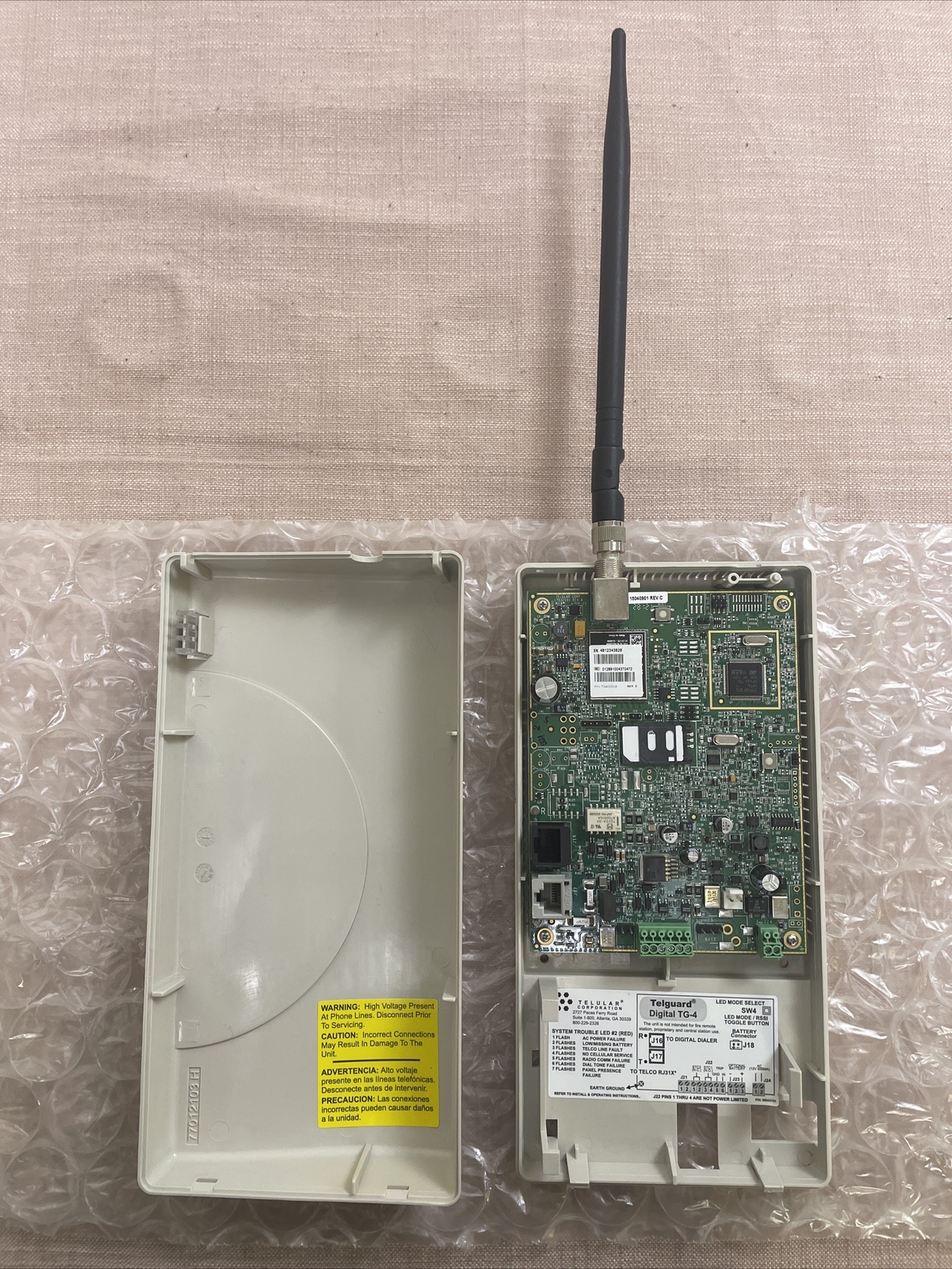TELGUARD DIGITAL TG-4 / 35ZG Primary and Backup Cellular Alarm ...