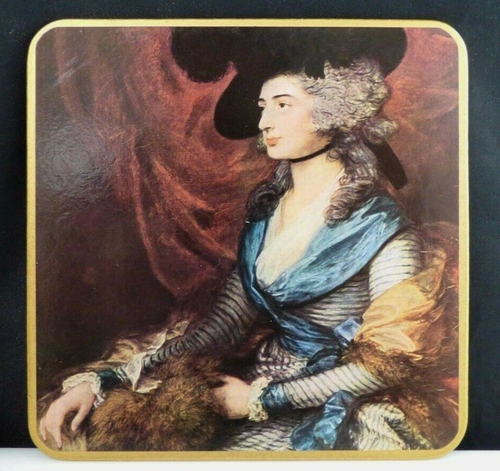 England Coasters Win-El-Ware Boxed Set of 5 Famous Painting Placemats ...