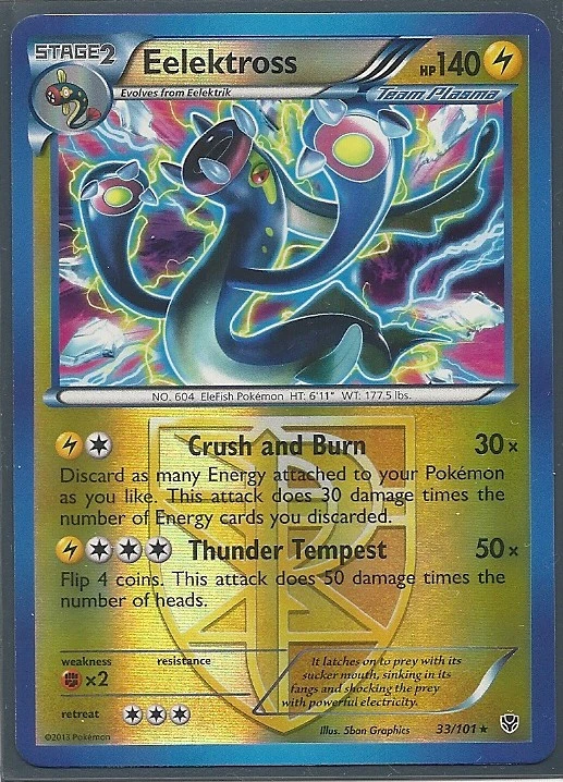 Pokemon Eelektross Card