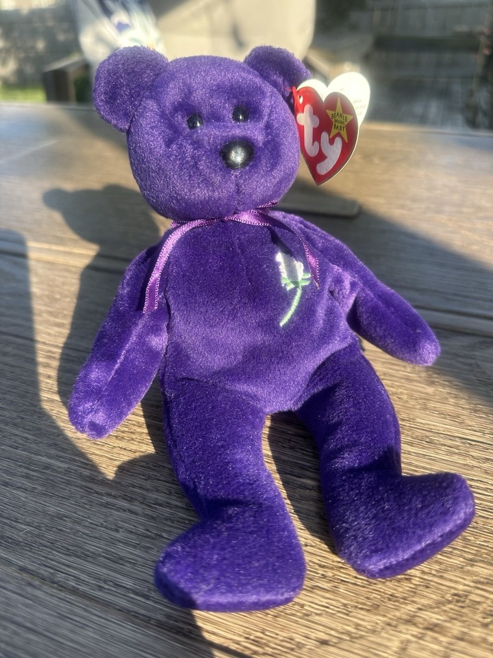 First Generation 1997 PVC Pellets Princess Diana Beanie Baby Made In ...