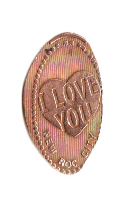 Elongated Penny "I Love You-New Roc City" Funfuzion New Rochelle NY ...