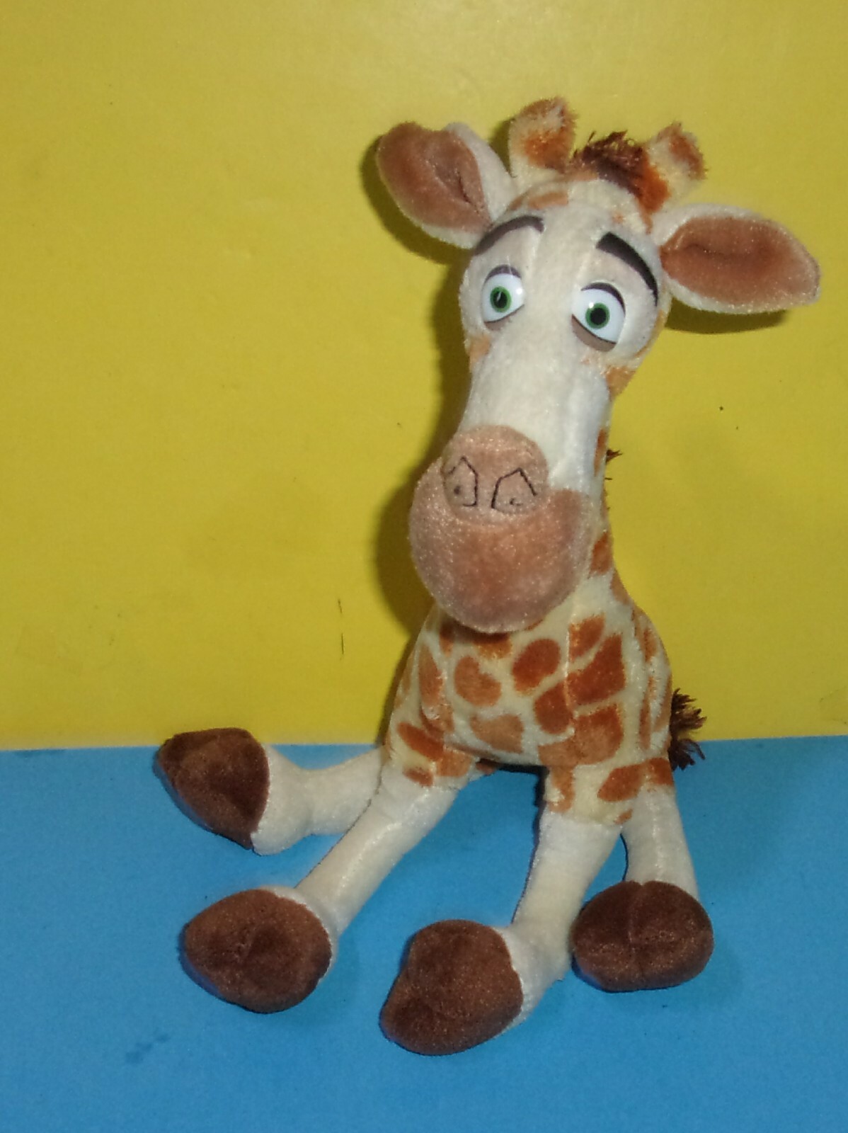 RUSS Melman Giraffe 12” Madagascar Movie Stuffed Plush Stuffed Zoo ...