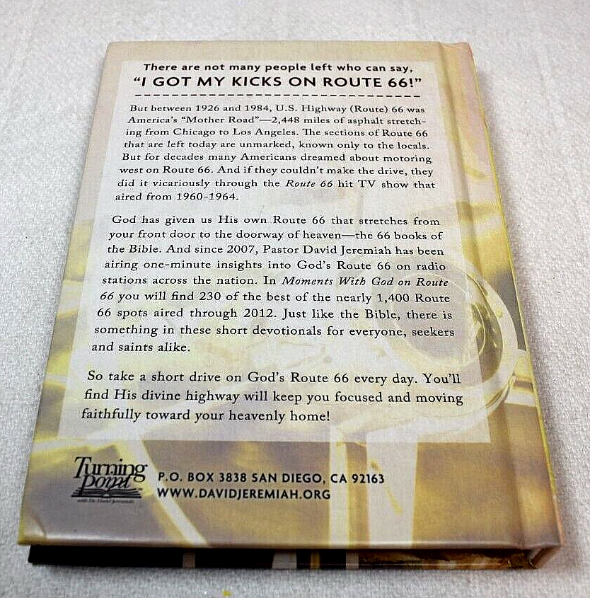 Dr David Jeremiah's "MOMENTS WITH GOD ON ROUTE 66": One Minute-Insights ...