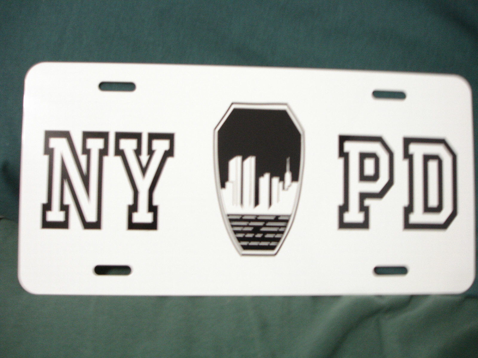 NYPD Aluminum 6x12 License Plate | eBay