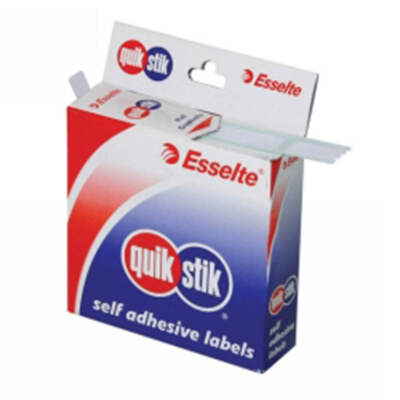 Quik Stik Removable Self Adhesive Multi Purpose White Label Dispenser ...