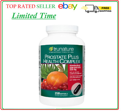 trunature Prostate Plus Health Complex, 250 Softgels | eBay