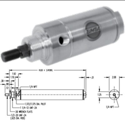 Pneumatic Cylinders - Bimba Air Cylinders
