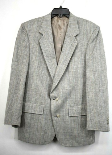 Vintage Henry Grethel Dillards Mens Tweed 2 Button Blazer Jacket Suit ...