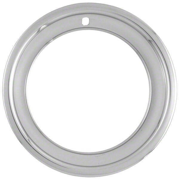15" 3" DEEP Trim Ring Set Stainless Steel Smooth Beauty Rings fits 15x8 ...