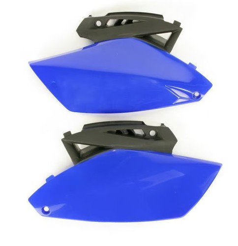 UFO Plastics Side Panels - Reflex Blue Motorcycle Dirt Bike YA04839-089 ...