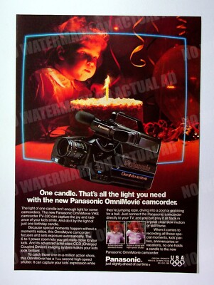 Panasonic OmniMovie Camcorder 1987 Trade Print Magazine Ad Poster ...