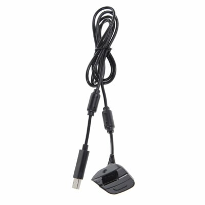 Play and Charge Cable for XBox 360 Wireless Controller Black | eBay
