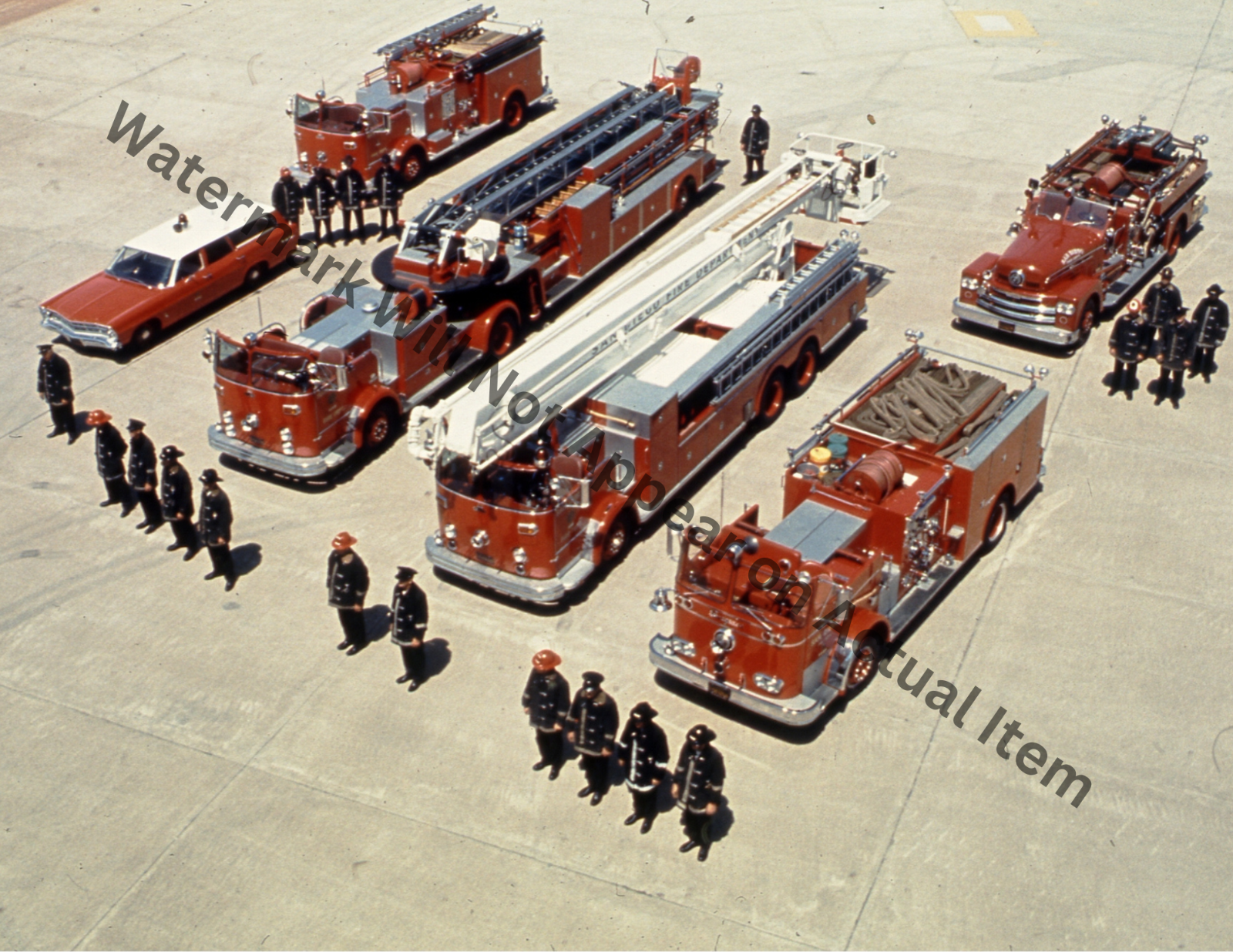 Crown Firecoach Fire Truck Apparatus VTG Brochure Ad Reproduction Print ...