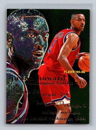 1995-96 Fleer Juwan Howard #193 Washington Bullets | eBay