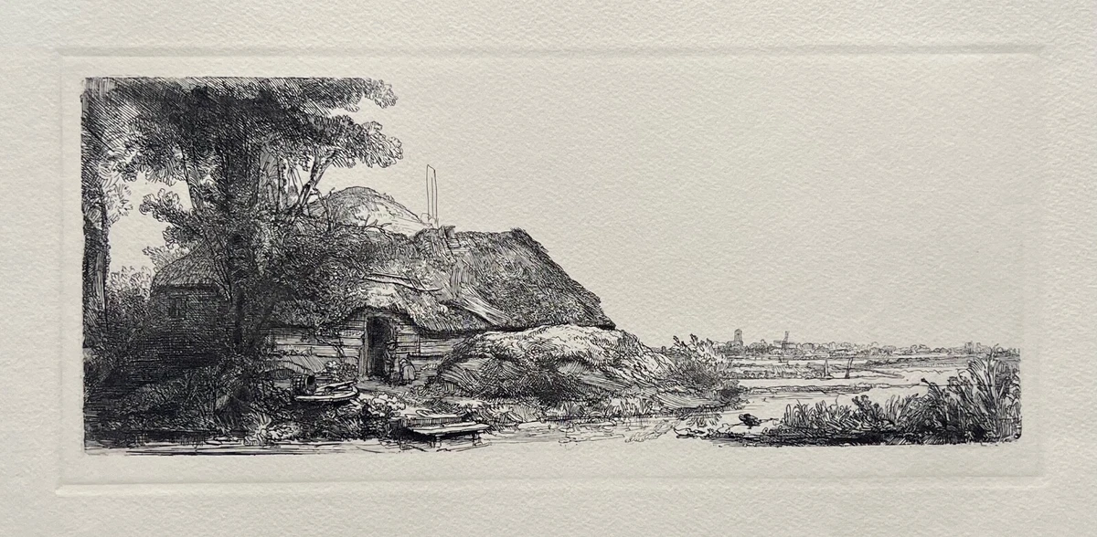 Rembrandt Etchings Landscape
