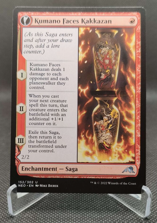 MTG #152 Kumano Faces Kakkazan Kamigawa: Neon Dynasty magic the gathering card | eBay