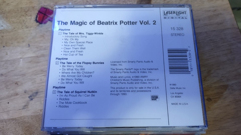 The Magic of Beatrix Potter, Vol. 2 by Beatrix Potter (CD, Oct-1991 ...