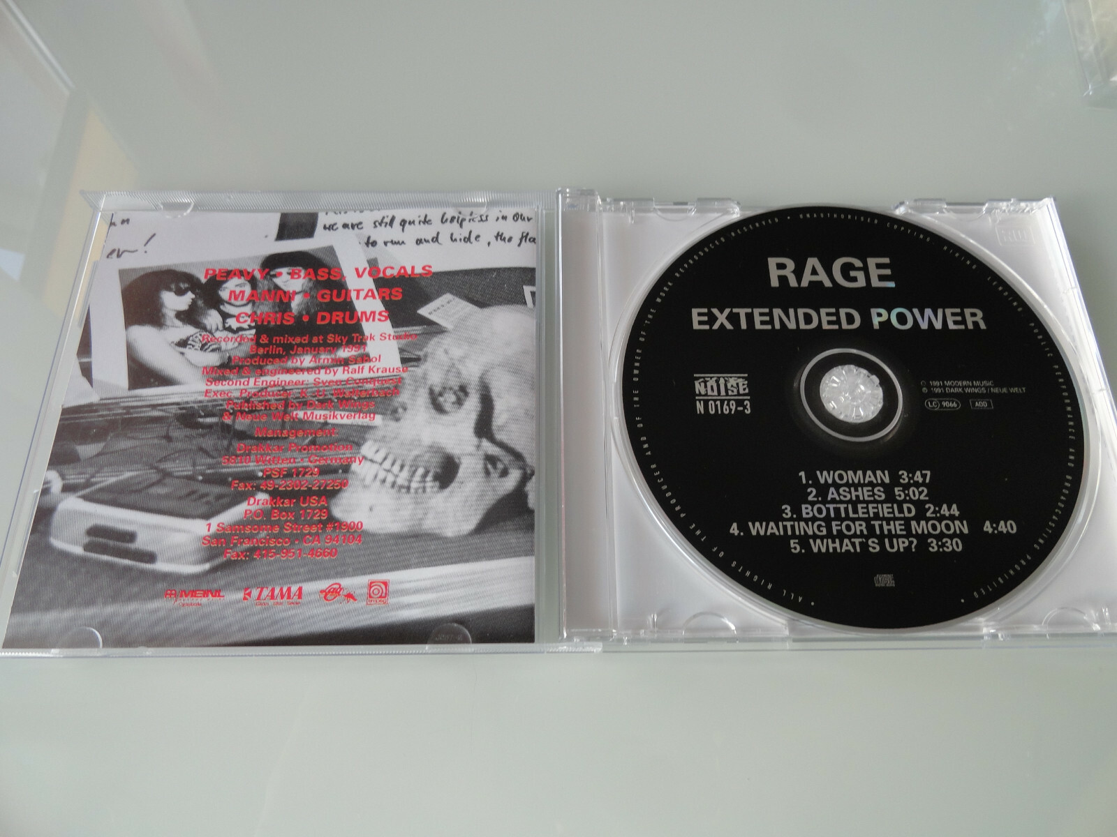 Rage " Extended Power " CD 1991 Noise | eBay.de