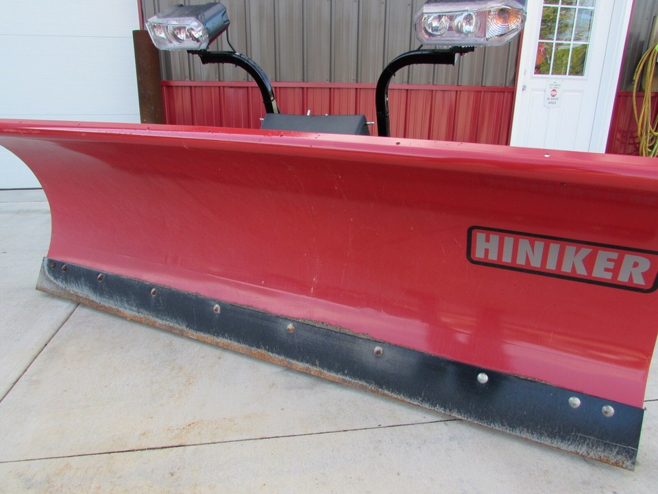 USED 7-1/2FT HINIKER SNOW PLOW BLADE ASSEMBLY - VERY NICE! | eBay