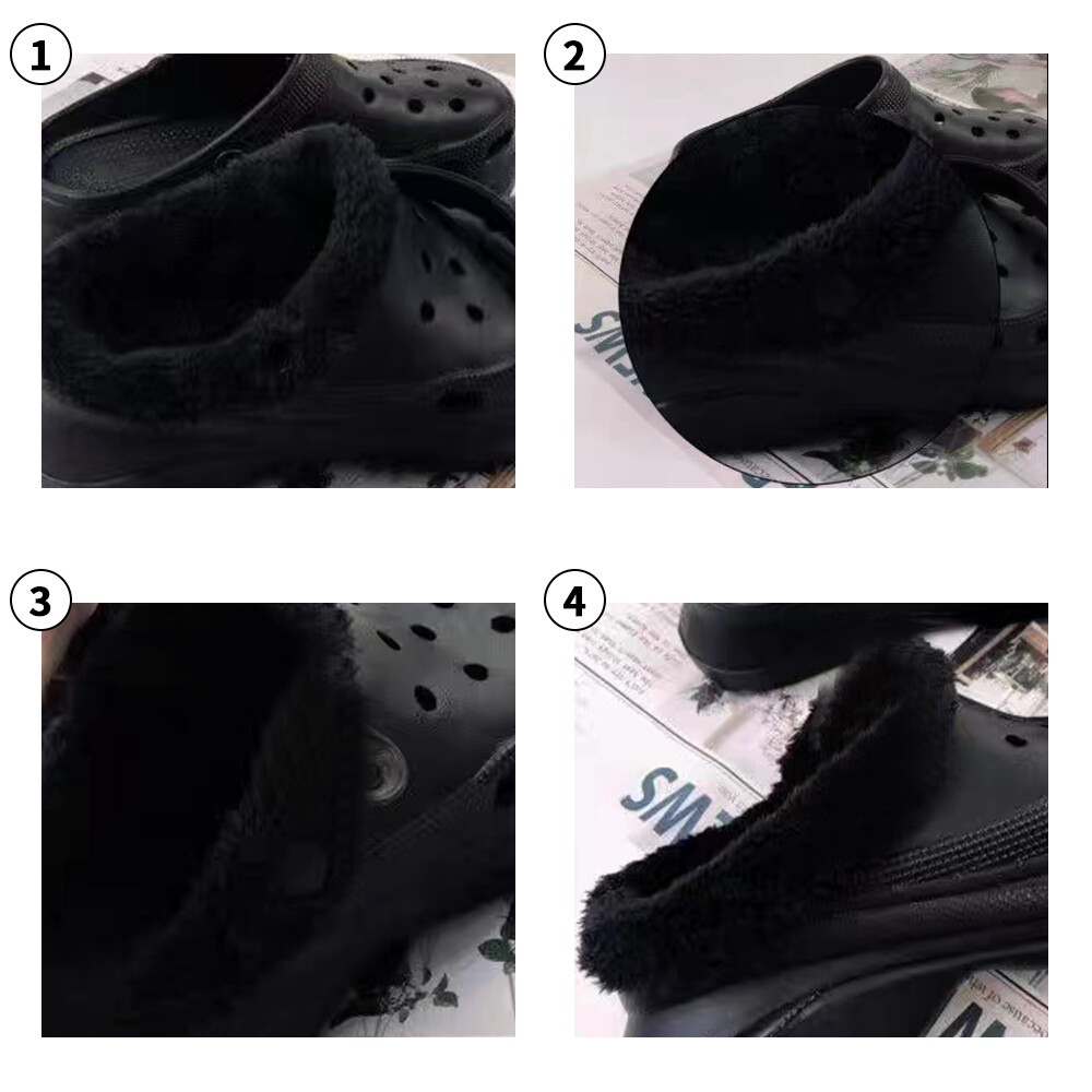 Fur Insoles Liners Replacements Plush Inserts for Crocs Shoes Clogs ...
