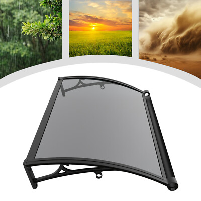 Front Door Drainage Awning Canopy Shelter Patio Window Rain Roof Sun ...