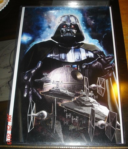 Darth Vader Lithograph Art Print 13 x 19 ~ Greg Horn Signed - Gamestop ...