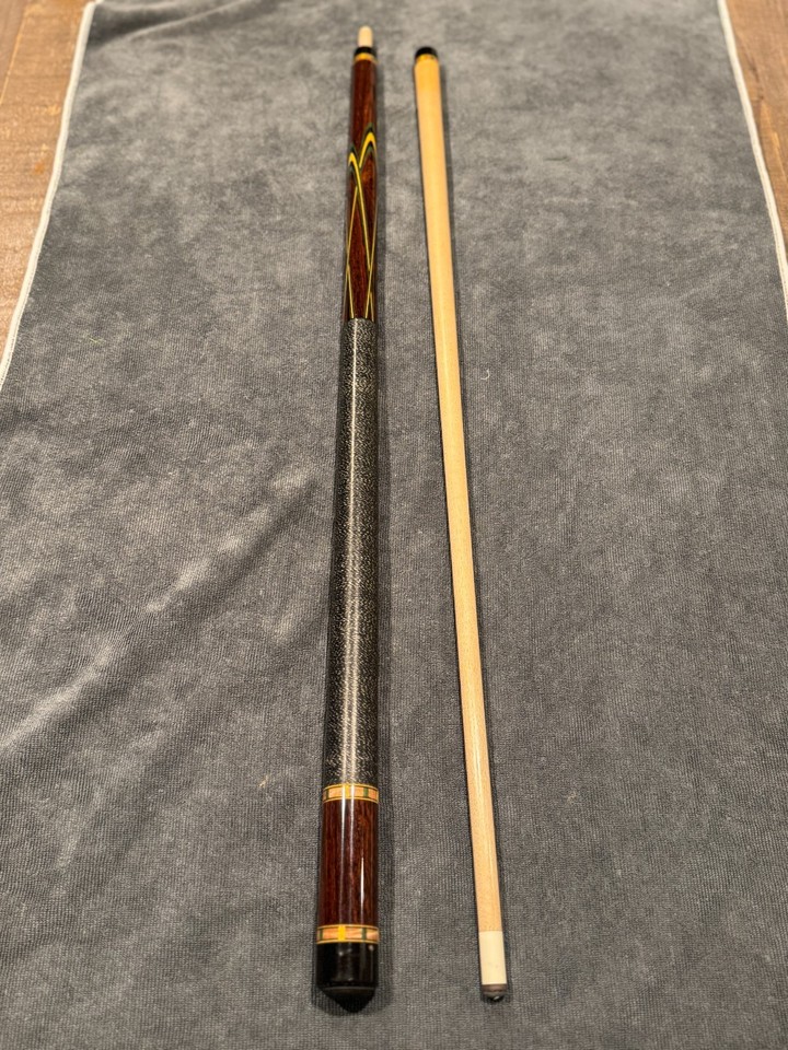 Mariposa Custom Pool Cue Gorgeous Butterfly Splice w Unique Maple Joint ...