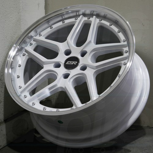 19x8.5 White Wheels ESR CS15 5x114.3 30 (Set of 4) 72.56 | eBay